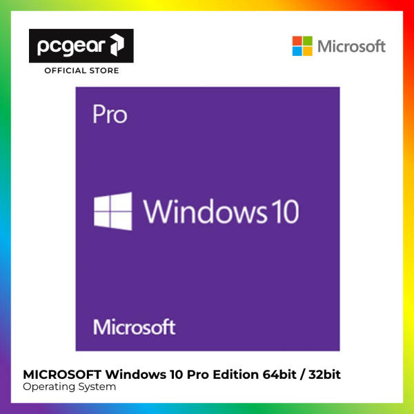 MICROSOFT Windows 10 Pro Edition 64bit / 32bit - PCGear