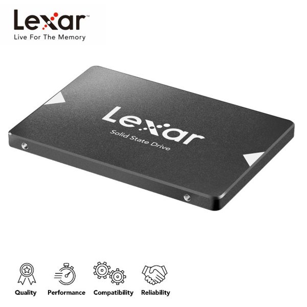 Lexar NS100 2.5” SATA III (6Gb/s) SSD 256GB / 512GB / 1TB - PCGear