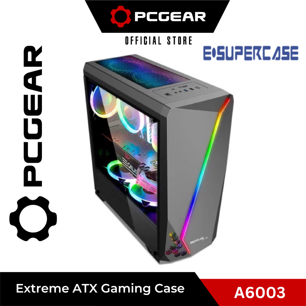 e-Supercase eGaming Extreme A6003 Gaming Casing - PCGear Malaysia